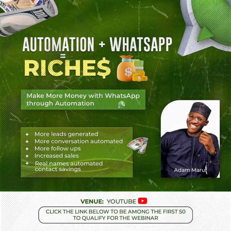 Automate WhatsApp – Adam Maruf
